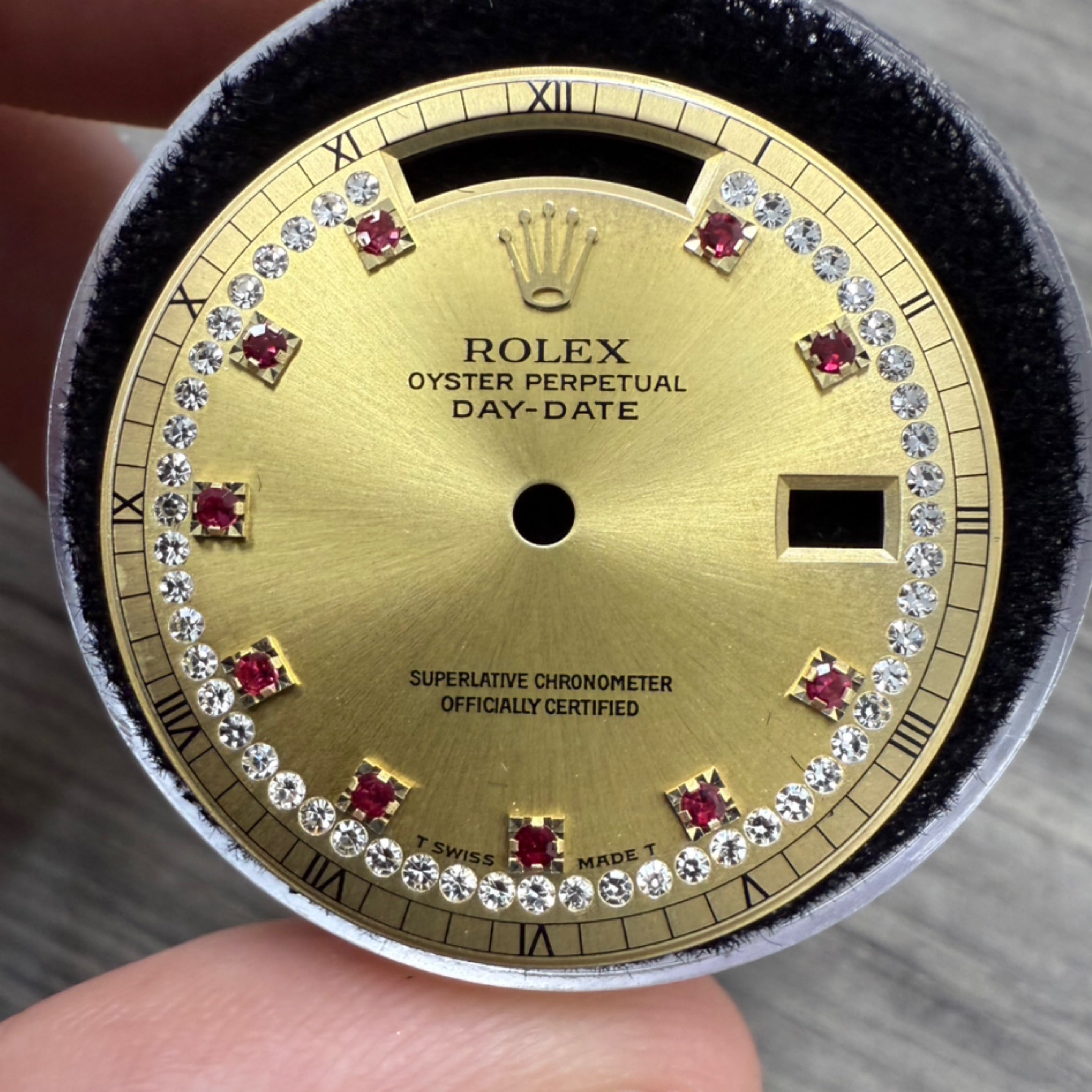 Rolex Day Date - Gold | Diamonds | Rubies | Tuscanyrose